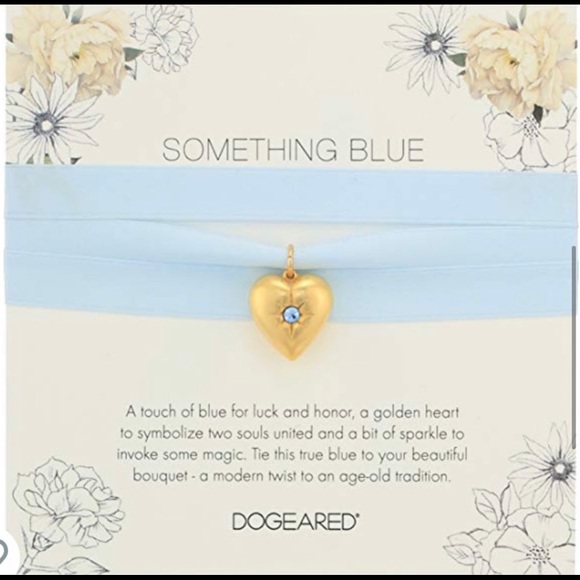 Dogeared | Jewelry | Dogeared Something Blue Gold Bridal Bouquet Wrap ...
